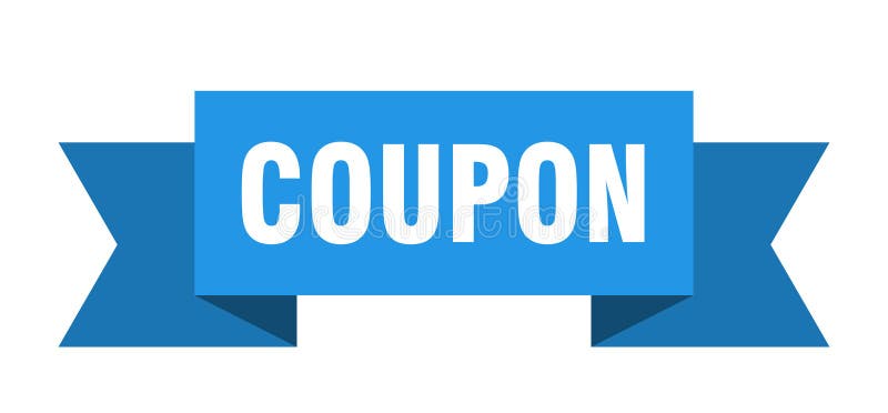 Coupon Ribbon. Coupon Isolated Band Sign Stock Vector - Illustration of ...