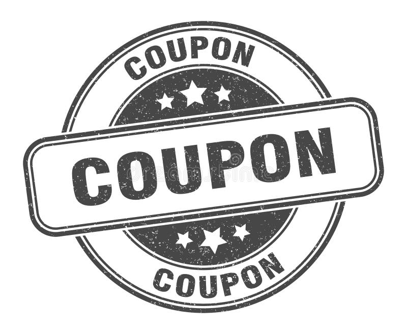 Coupon Stamp. Coupon Label. Round Grunge Sign Stock Vector ...