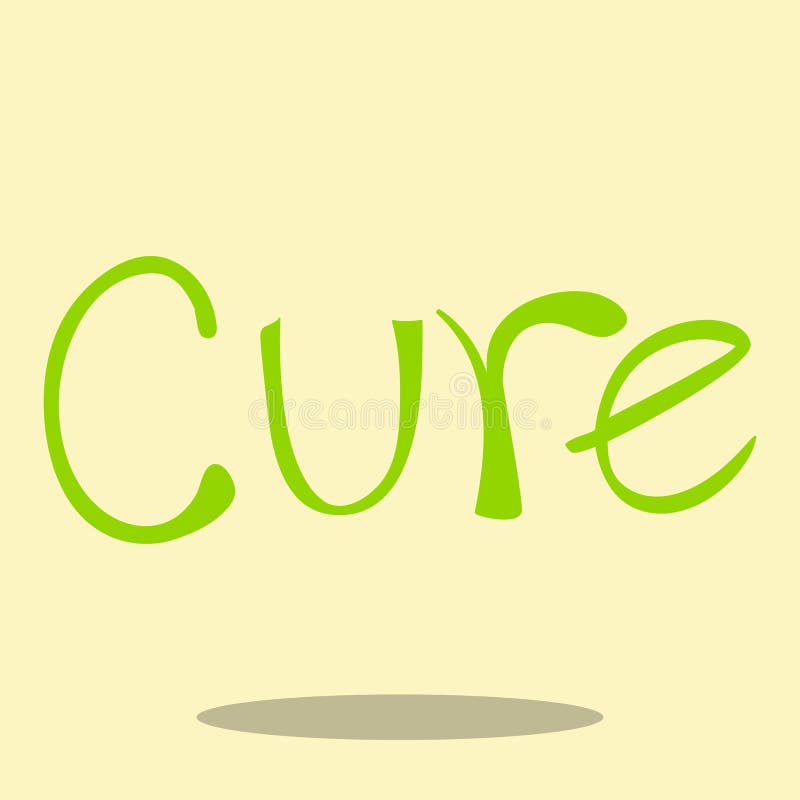 Courage cure 12 stock vector. Illustration of vector - 198985266