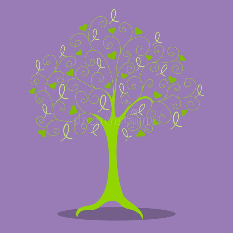 Courage tree 02 stock vector. Illustration of cartoon - 198985333