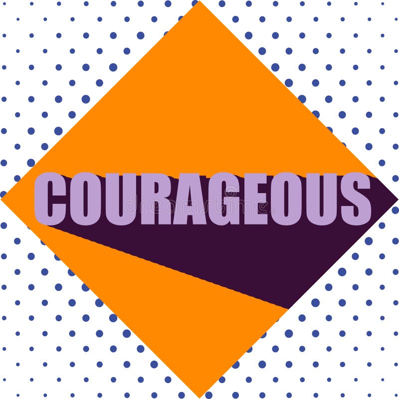 Courageous stock illustration. Illustration of symbol - 239664587