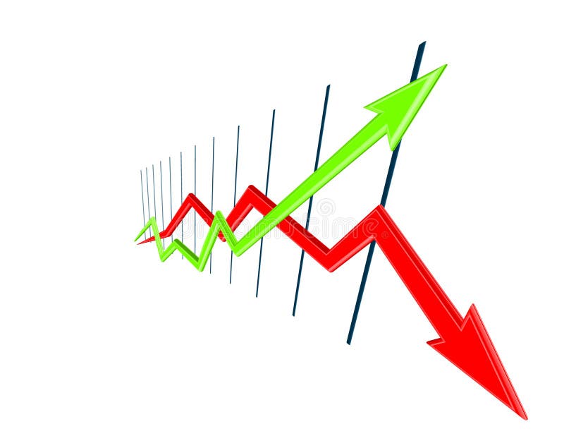 Courbes du graphique illustration de vecteur. Illustration of diagramme ...