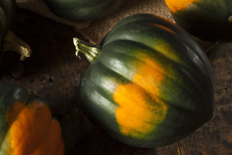 Courge De Gland Verte Organique Crue Image stock - Image du vitamine ...
