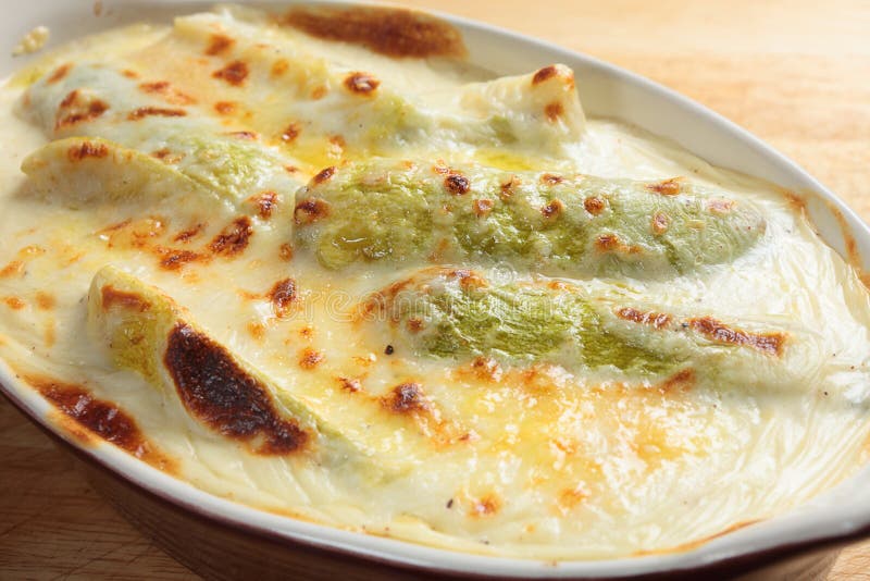 Courgette Bake from the Oven Stock Image - Image of bechamel, bake ...