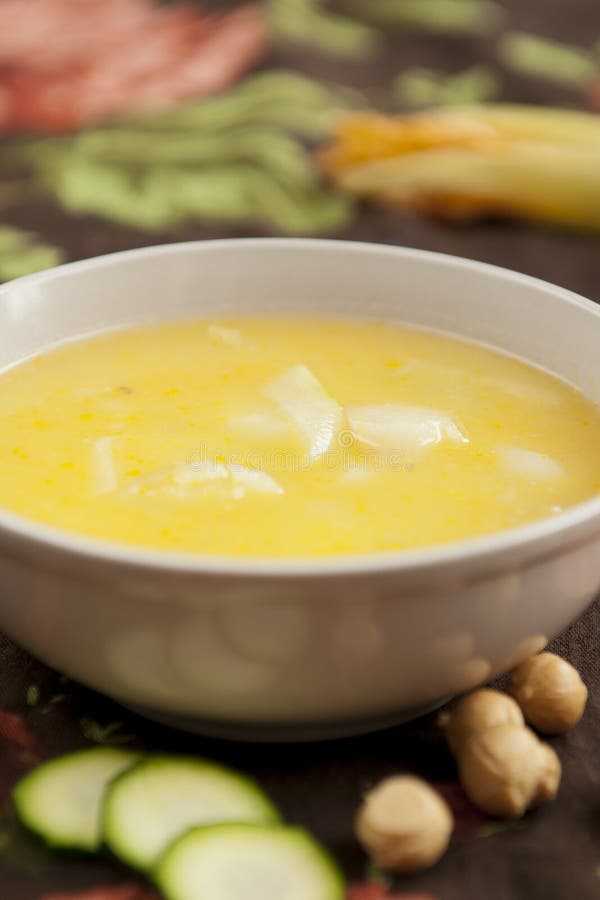 Courgette Cream Soup stock image. Image of cuisine, cream - 20526969
