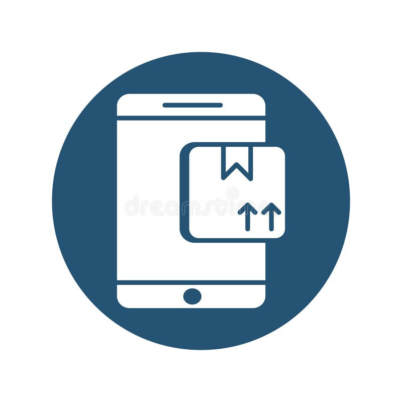 Courier App Isolated Vector Icon Which Can Easily Modify or Edit Stock ...