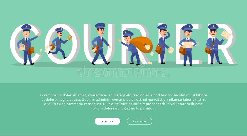 Postman Conceptual Design Stock Illustrations – 77 Postman Conceptual ...