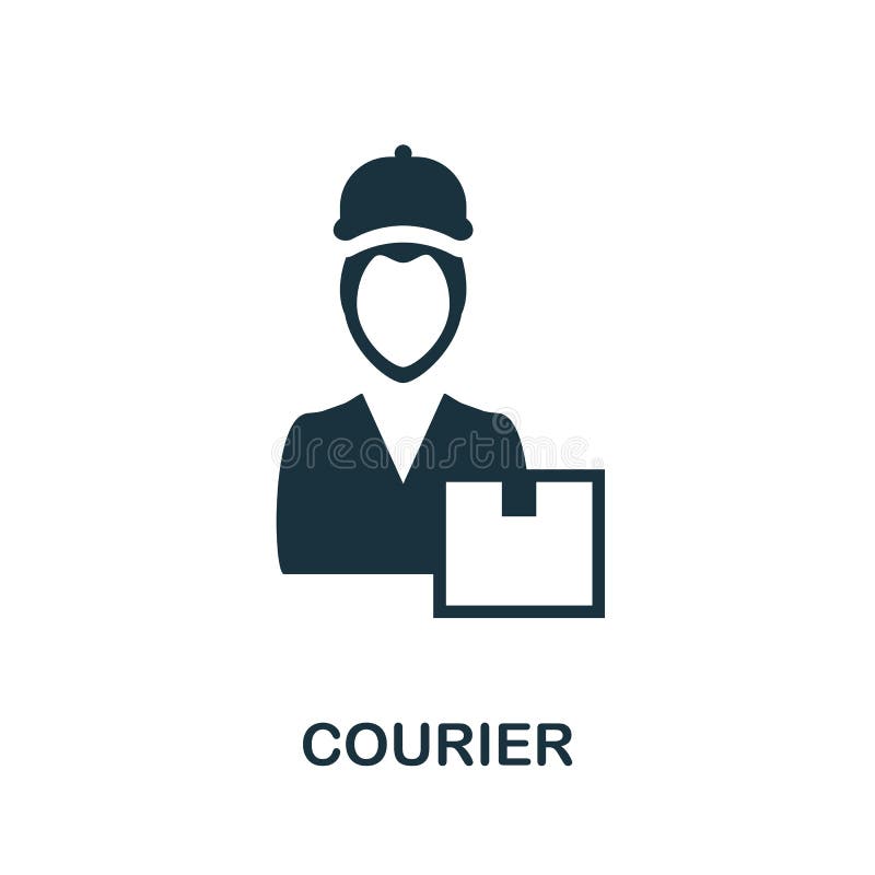 Courier Icon. Simple Element from Delivery Collection. Creative Courier ...