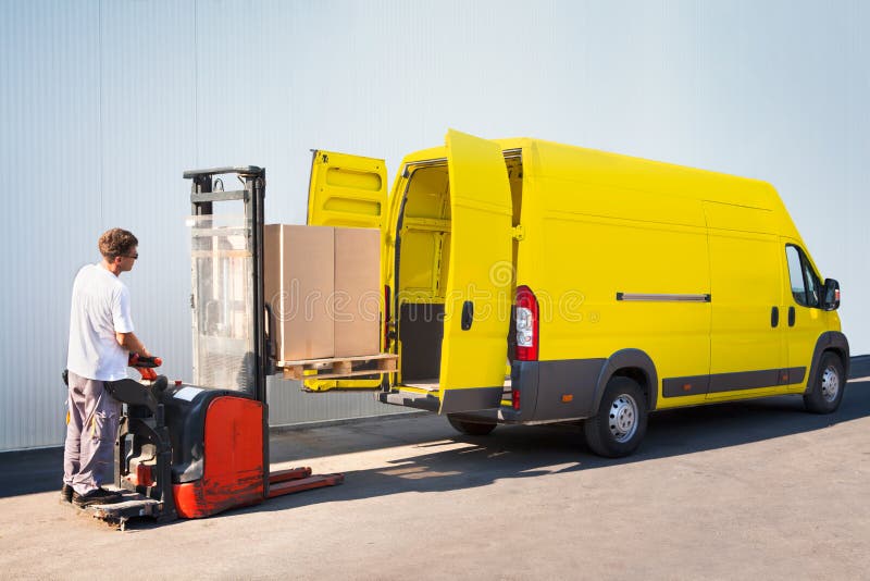 Package Loading, the Shipment Has Been Processed in the Parcel Center ...