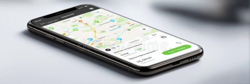 Real-time Tracking of Courier Location with Countdown Timer Displayed ...