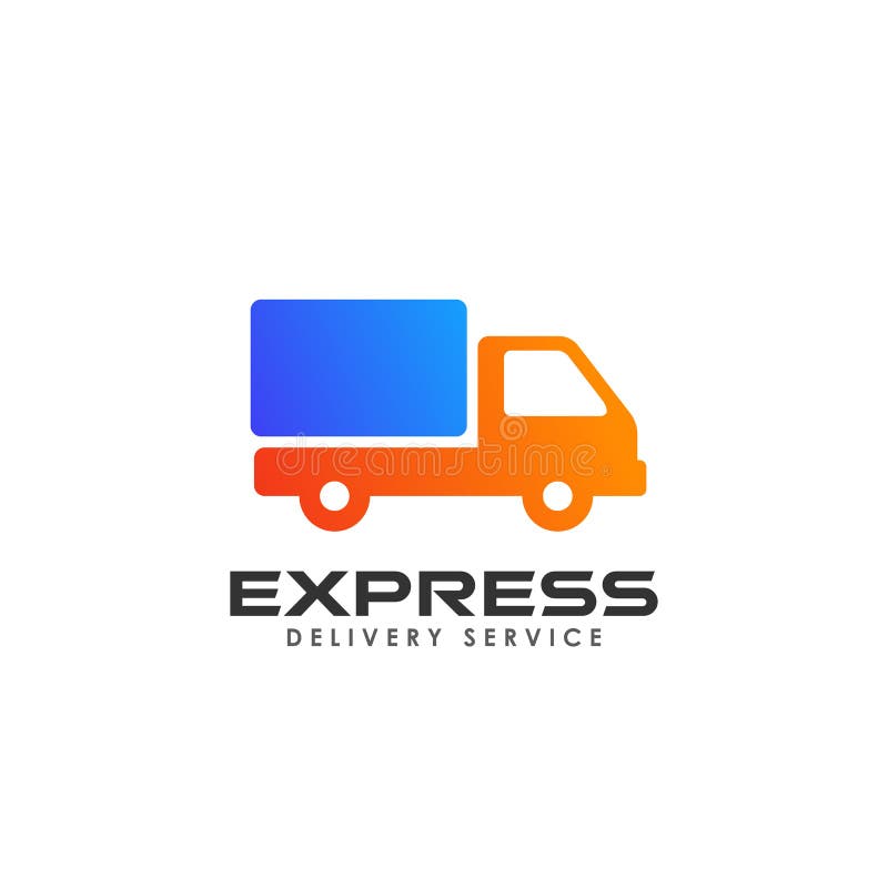 Courier Logo Design Template. Shipment Logo Design Icon Vector Stock ...