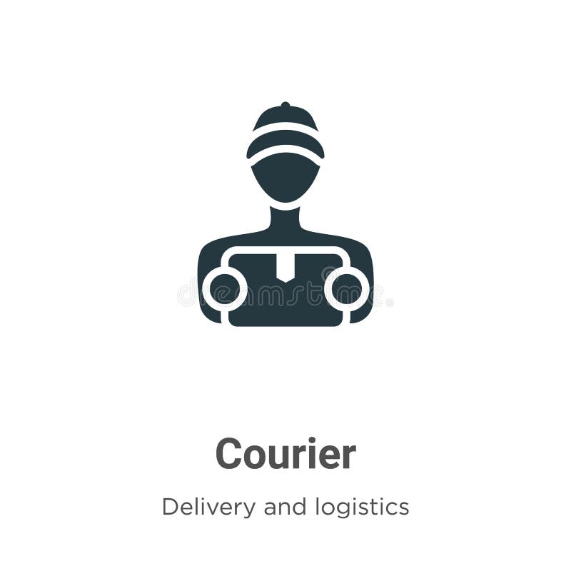 Courier Icon in Filled, Thin Line, Outline and Stroke Style. Vector ...