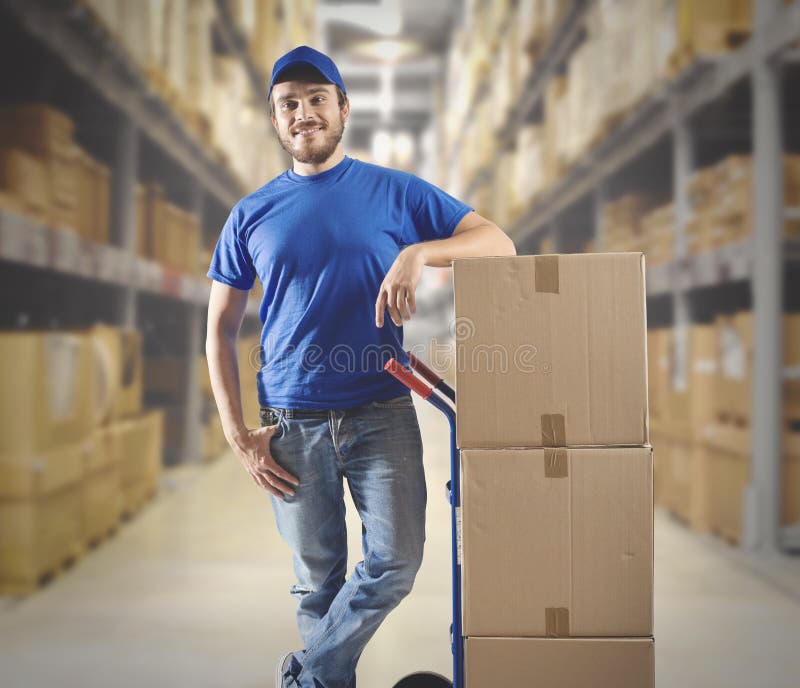 Courier stock photo. Image of international, boxes, package - 34475002