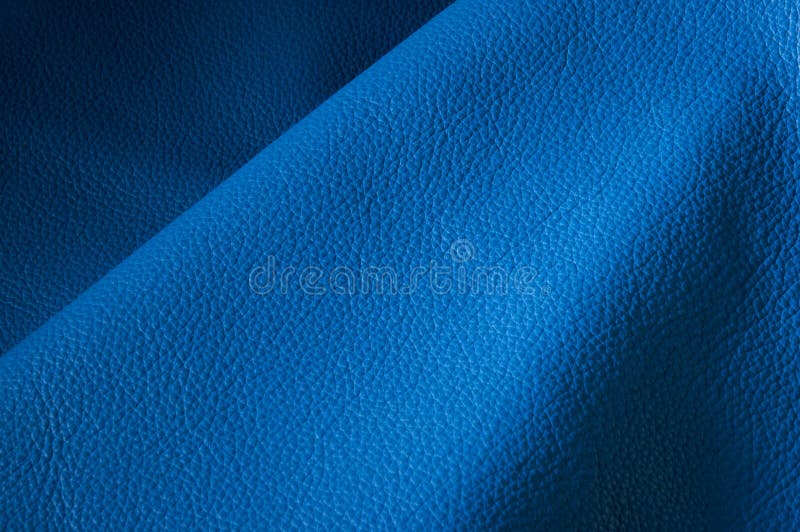 Couro Azul Com Textura Ou Fundo Foto de Stock - Imagem de estofo ...