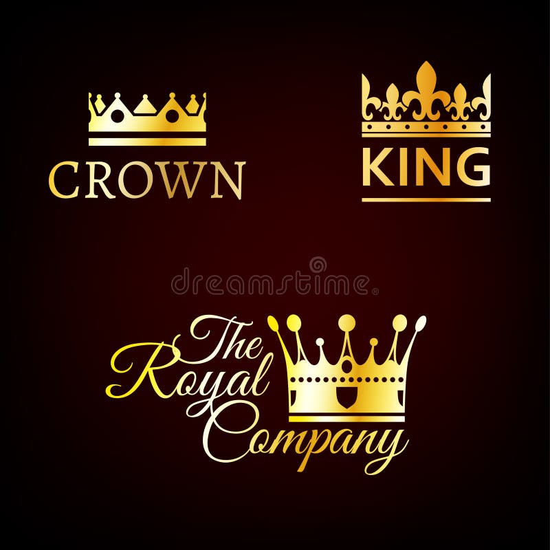 Couronne Logo Template illustration de vecteur. Illustration du ...