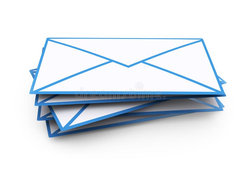 Courrier illustration stock. Illustration du affranchissement - 10478219