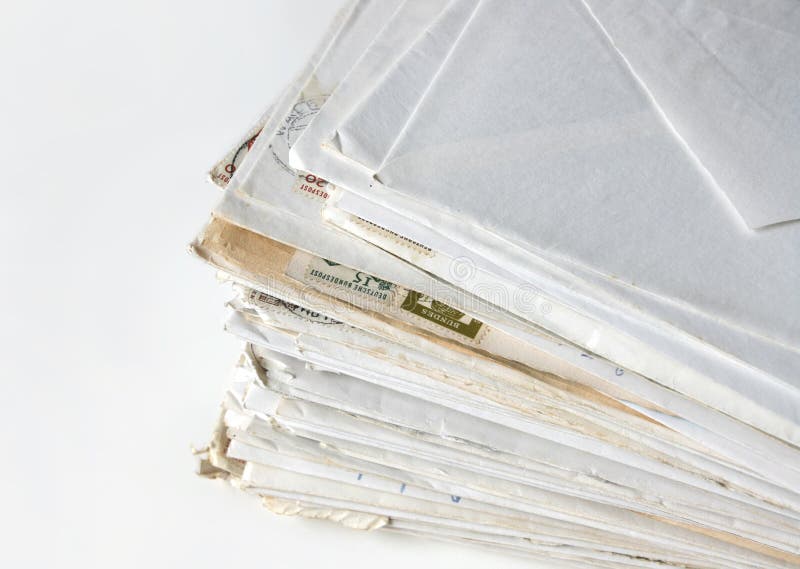 Courrier photo stock. Image du papiers, publipostage, commerce - 8666314