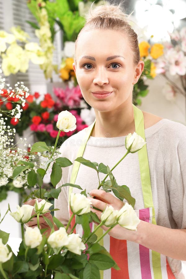 Course of floristic stock image. Image of floristry, person - 68268233