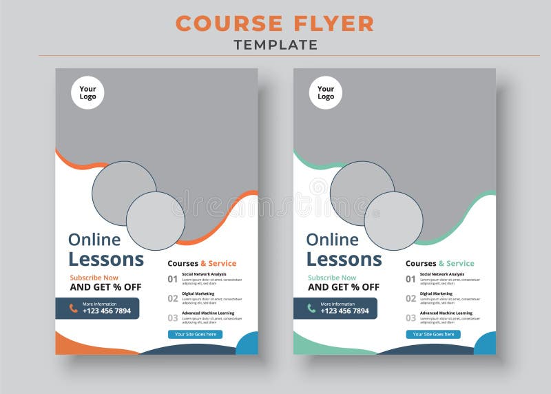 Course Flyer Template, Online Class Flyers, Education Flyer, Online ...