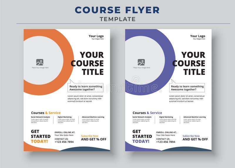 Course Flyer Template, Online Class Flyers, Education Flyer, Online ...