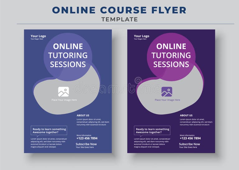 Course Flyer Template, Online Class Flyers, Education Flyer, Online ...