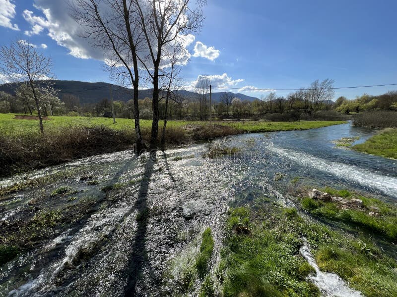 The Course of the Gacka River Immediately after the Klanac Vrilo or the ...