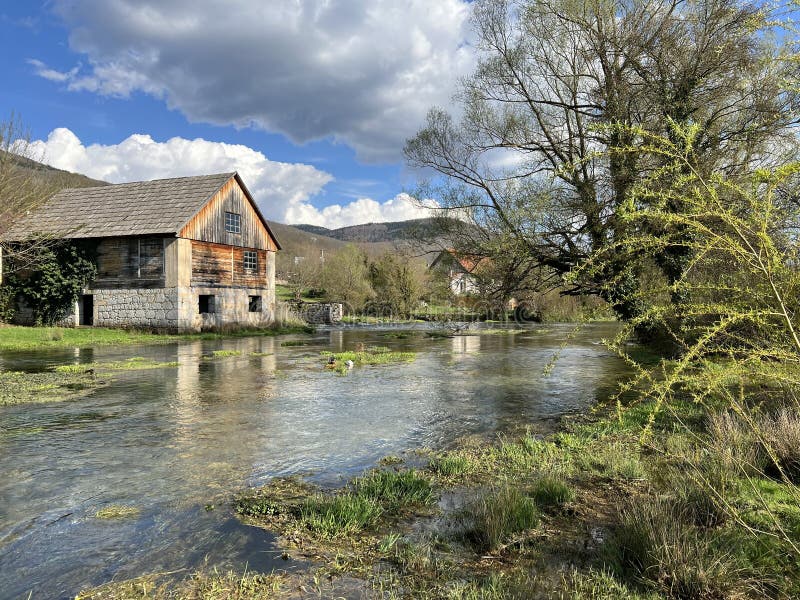 The Course of the Gacka River Immediately after the Majer S Vrilo ...