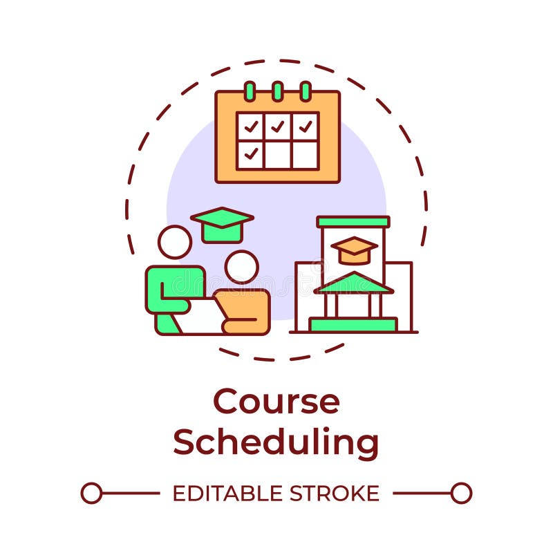 Course Scheduling Stock Illustrations – 105 Course Scheduling Stock ...