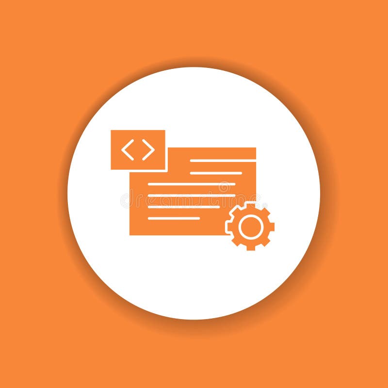 It Courses Color Line Icon. Programming, Coding Learning Stock Vector ...