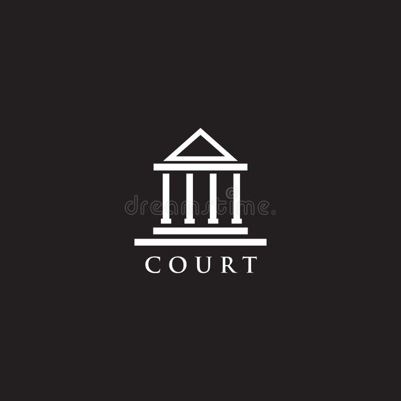 Court Building Logo Design Vector Template Stock Vector - Illustration ...