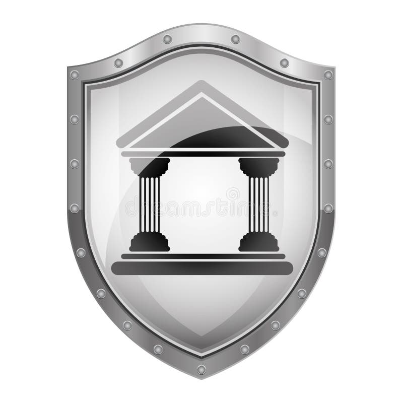 Court building symbol stock vector. Illustration of greek - 84564576