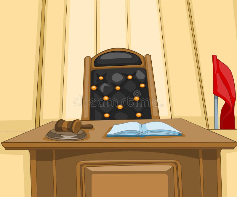 Court Cartoon stock vector. Illustration of clip, justice - 34032932