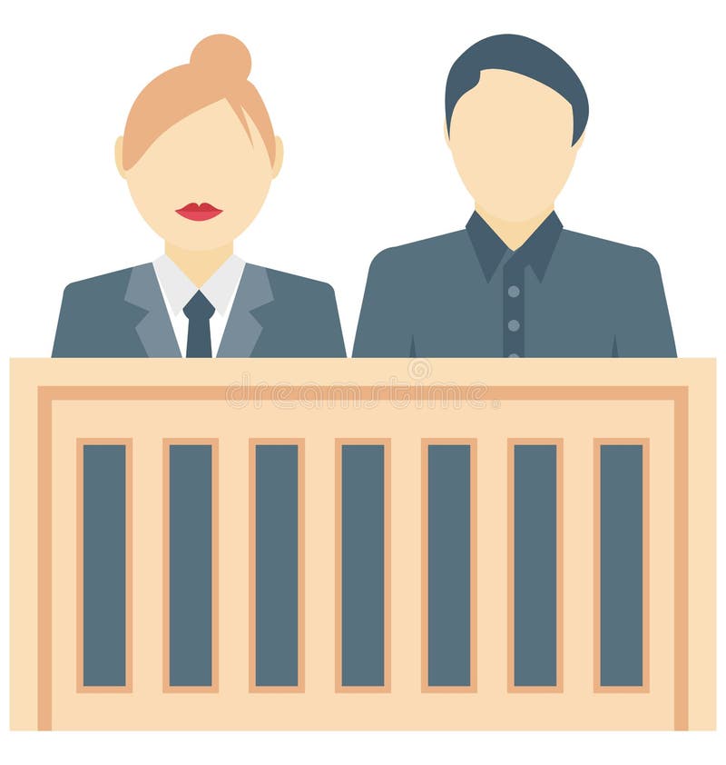 Court Color Isolated Vector Icon that Easily Can Be Modified and Edit ...