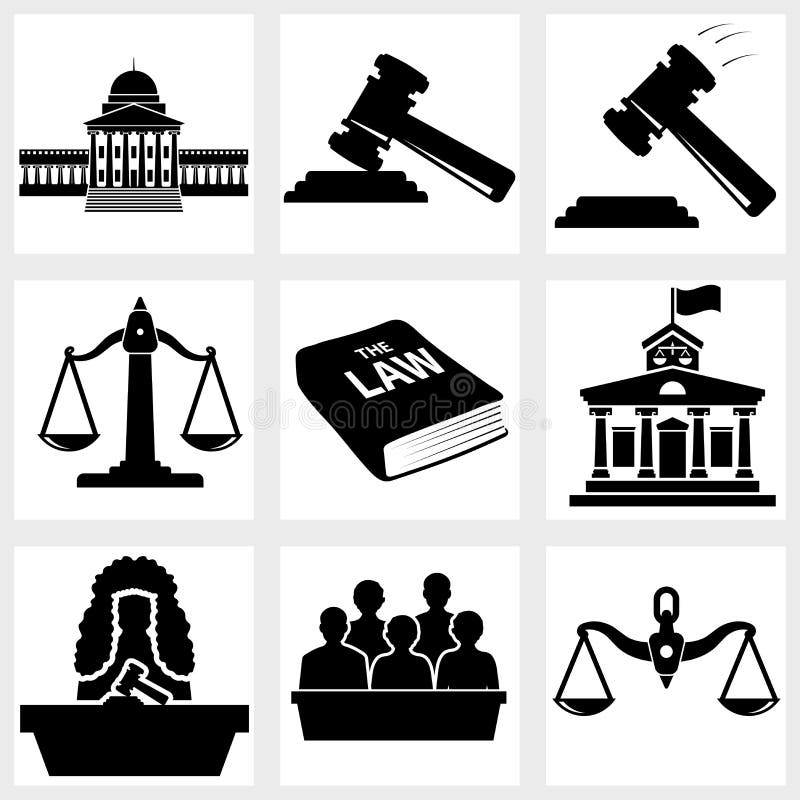 Court icon stock vector. Illustration of symbols, icons - 86777577