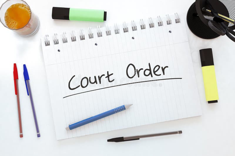 Court Order stock illustration. Illustration of verdict - 233842911