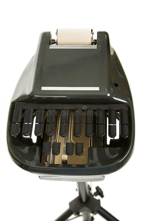Court Reporting Stenography Machine Stock Image - Image of stenotype ...