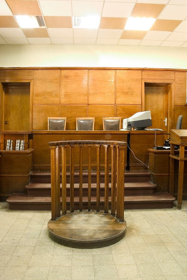Court room stock image. Image of court, chairs, bench - 14378289