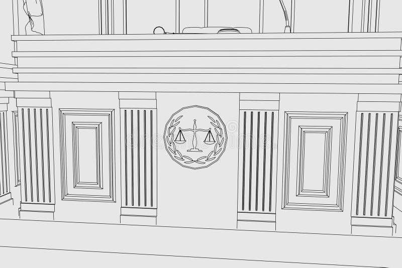 Cartoon Court Room Stock Illustrations – 580 Cartoon Court Room Stock ...