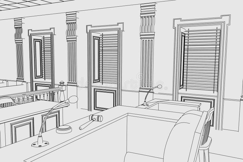 Cartoon Court Room Stock Illustrations – 580 Cartoon Court Room Stock ...