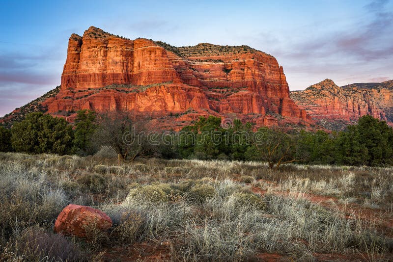 Courthouse Butte in Sedona, Arizona Stock Photo - Image of southwest ...