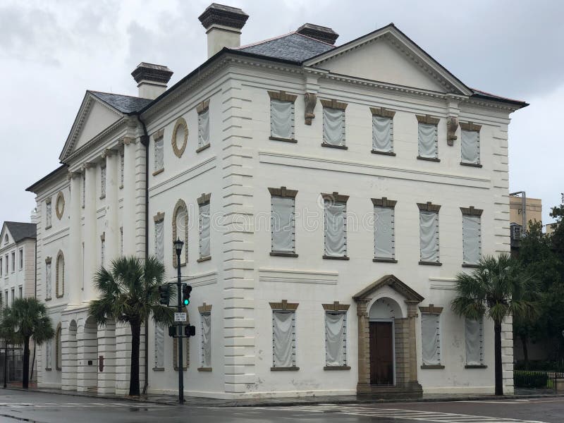 The Courthouse in Charleston Secured for Hurricane Dorian Editorial ...
