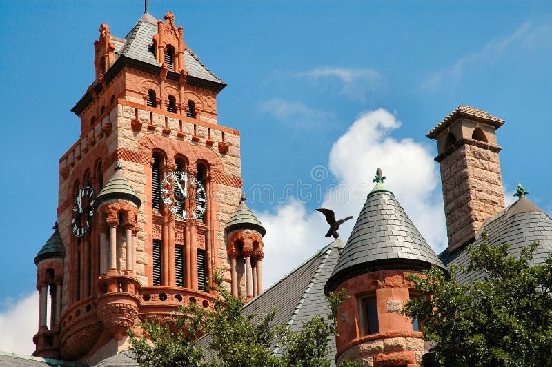 Courthouse in Waxahachie, Texas Stock Image - Image of turret, landmark ...