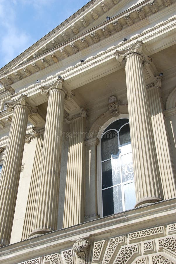 Courthouse Columns stock image. Image of legal, arch, hall - 4417777