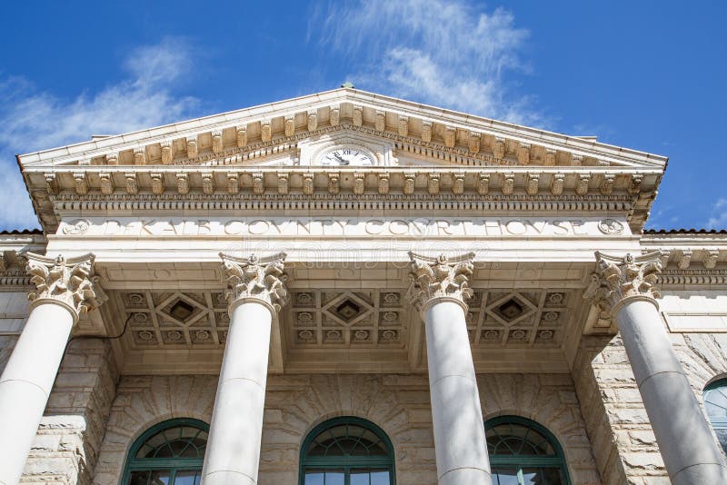 Courthouse Columns from Below Stock Photo - Image of government, marble ...