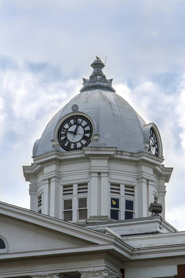 Courthouse cupola stock image. Image of numeral, classic - 24481355