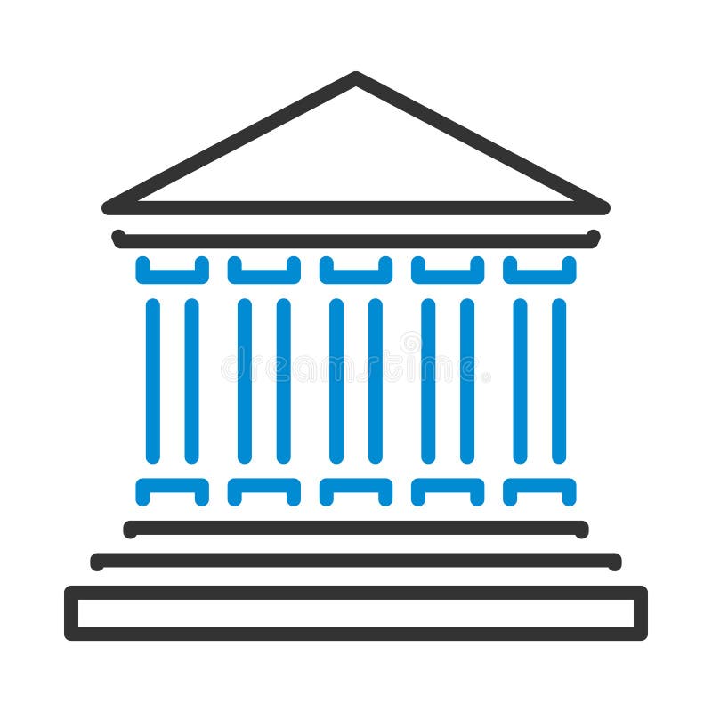 Courthouse Icon stock vector. Illustration of concept - 245348967