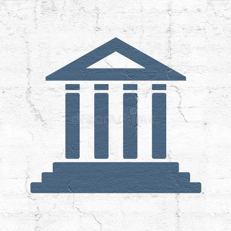 Courthouse icon stock illustration. Illustration of freedom - 99573377