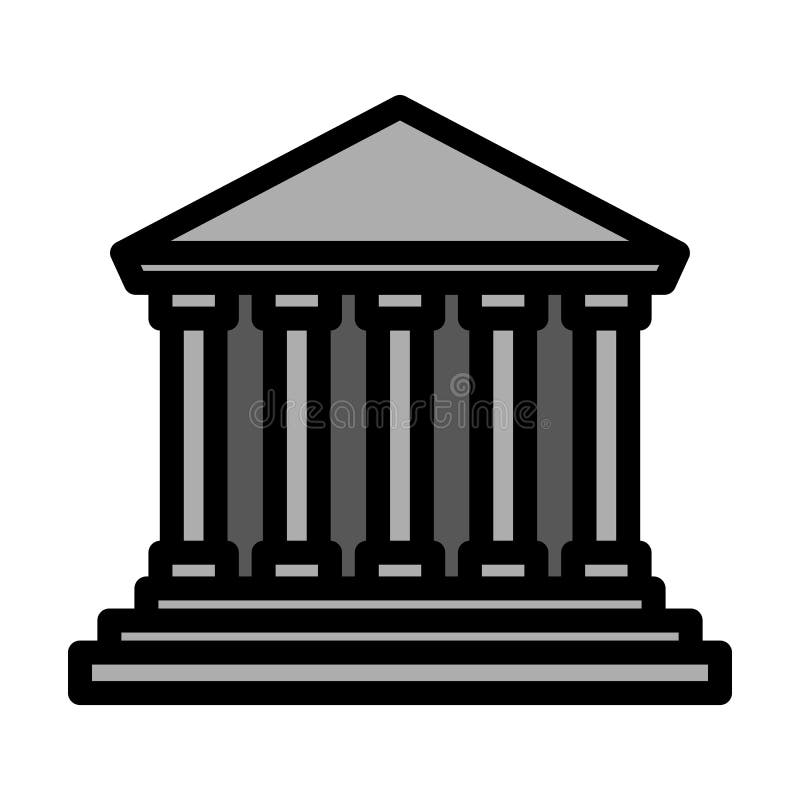 Courthouse Icon Stock Vector Illustration Of Crime 238106145