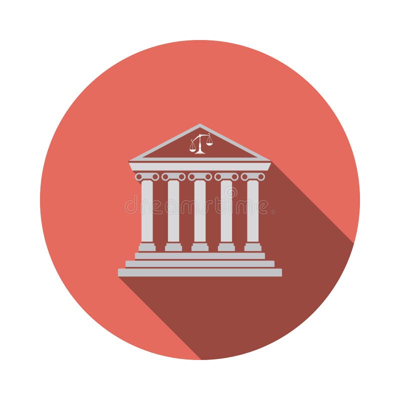 Courthouse Icon. Element of Peace and Humanrights Icon. Premium Quality ...