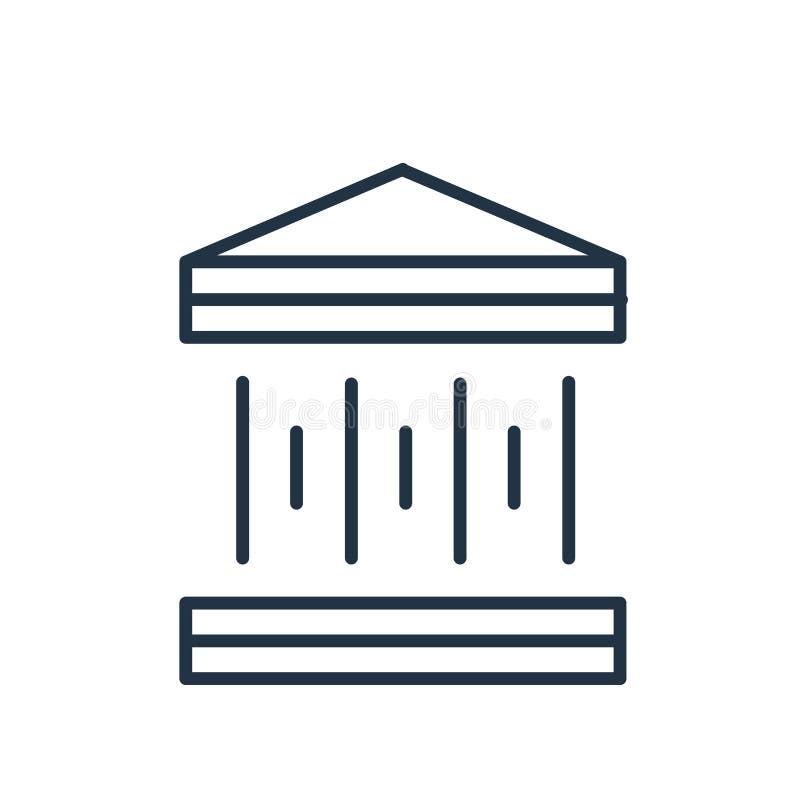Courthouse Icon Vector Isolated on White Background, Courthouse Sign ... Courthouse Icon Vector Isolated on White Background, Courthouse Sign ...